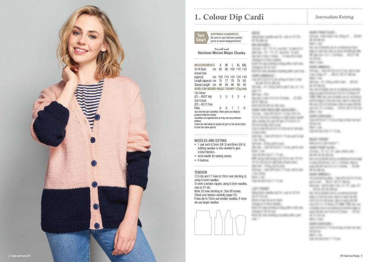 Quick and Chunky Knitting Pattern Booklet | Jannz Craft Shop