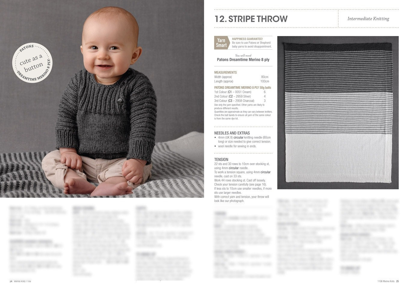 Merino Baby Knitting Pattern Book | Jannz Craft Shop